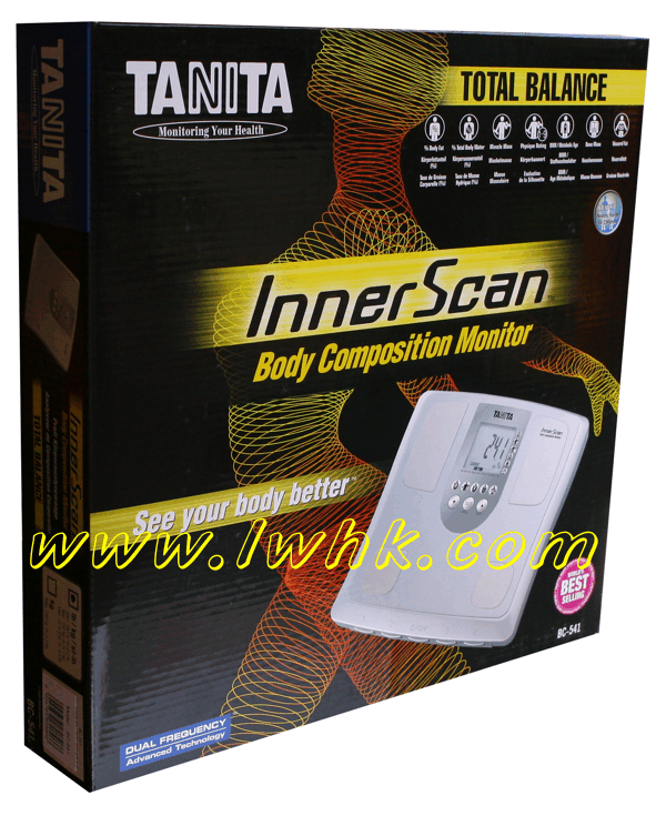Tanita BC-541 body fat analyser scale 百利達人體脂肪水份代謝率肌肉骨量電子磅